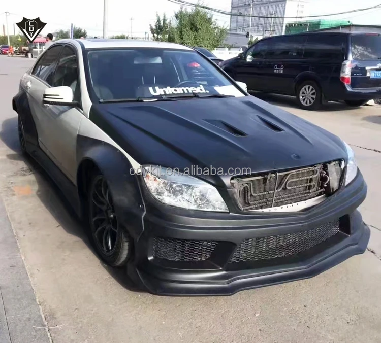 2008-2010 C Class W204 Pre-Facelift Wide Body Kit for Mercedes