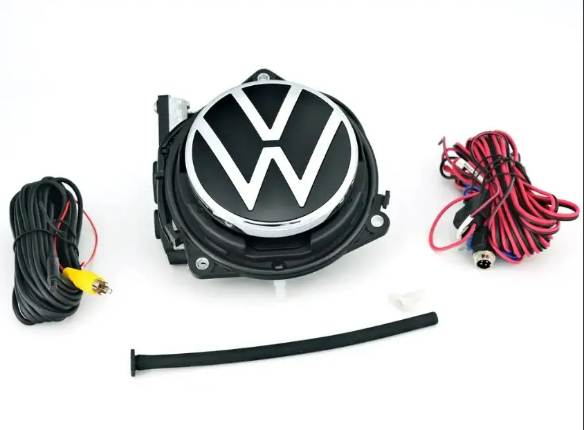 For Vw Badge Logo Smart Flip Car Rear View Reversing Camera For Vw Golf ...