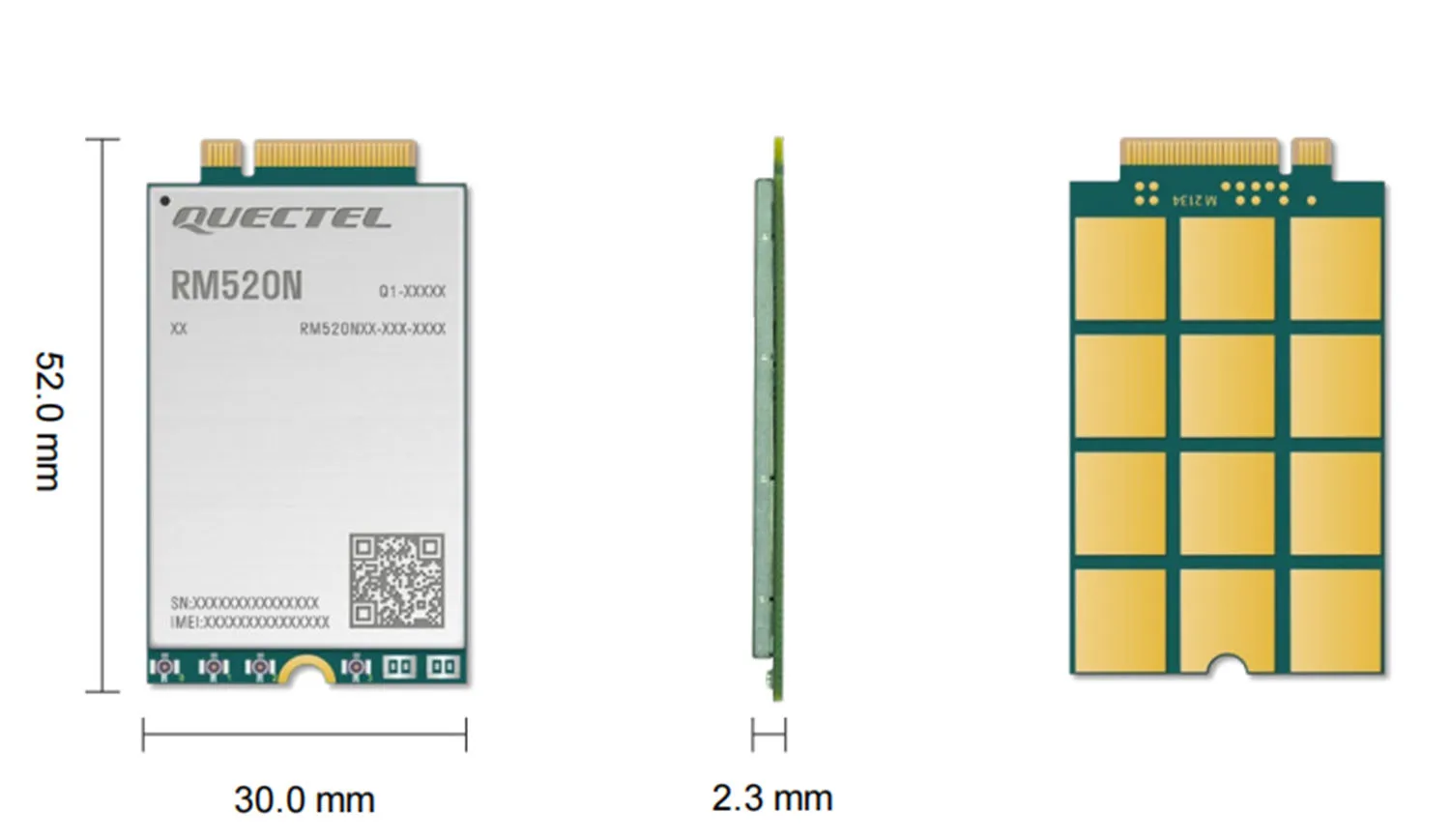 5G RM520N-GL Module - Qualcomm Snapdragon X62 Platform