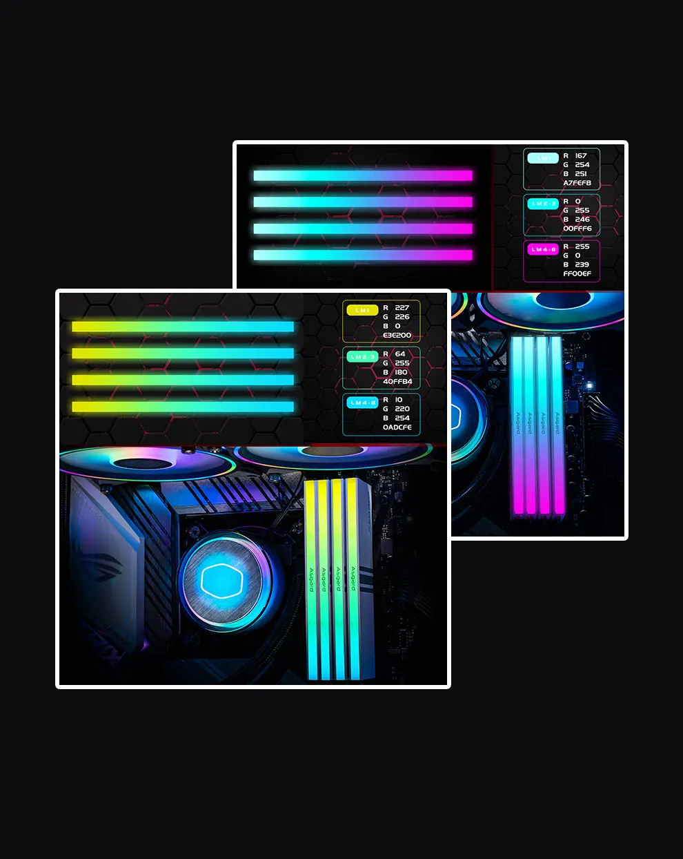 Asgard Ram RGB 16GB DDR4 3200mhz for Gaming PC Desktop