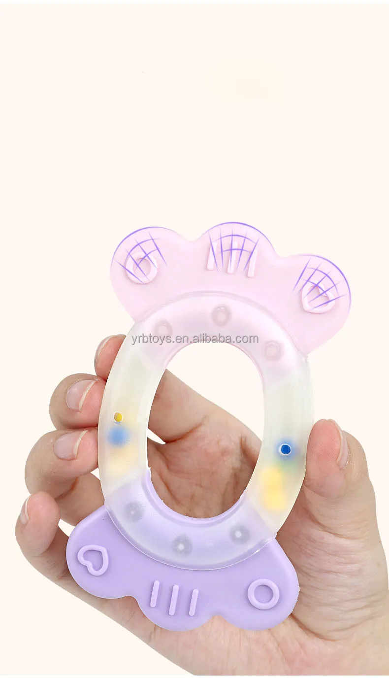 Baby Teethers - Chewable Silicone Teether for Teething Pain