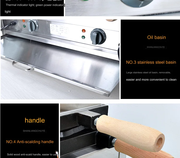 Wholesale Street Food Machines Taiyaki Machine Fish Waffle Stuffed ...