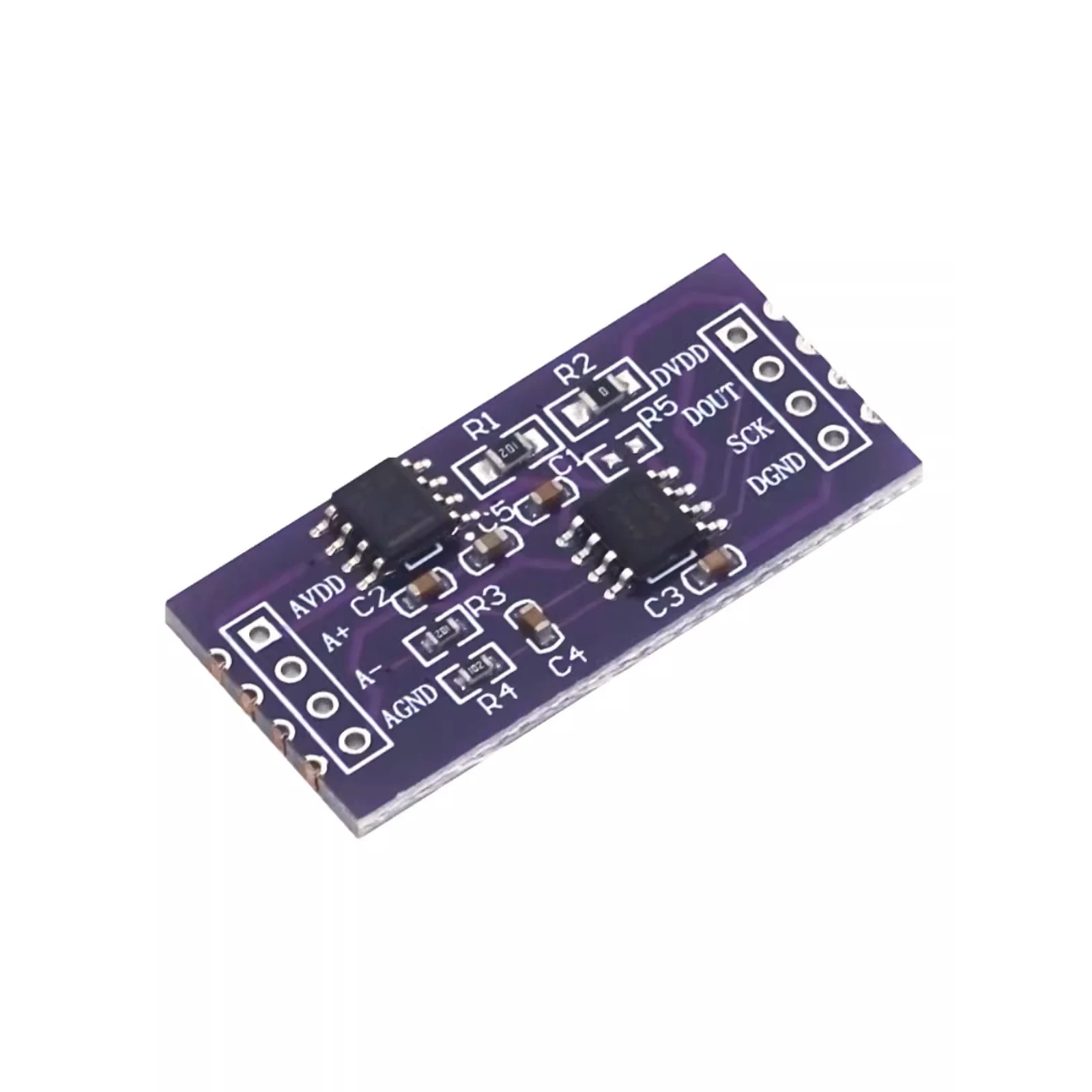 24 Bit ADC module Onboard TL431 external reference chip Single channel ...