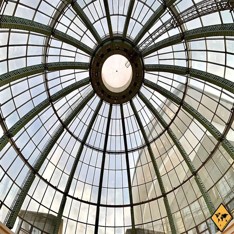 Prefabricated Steel Building Ceiling Dome Glass Roof Skylight - Buy ...