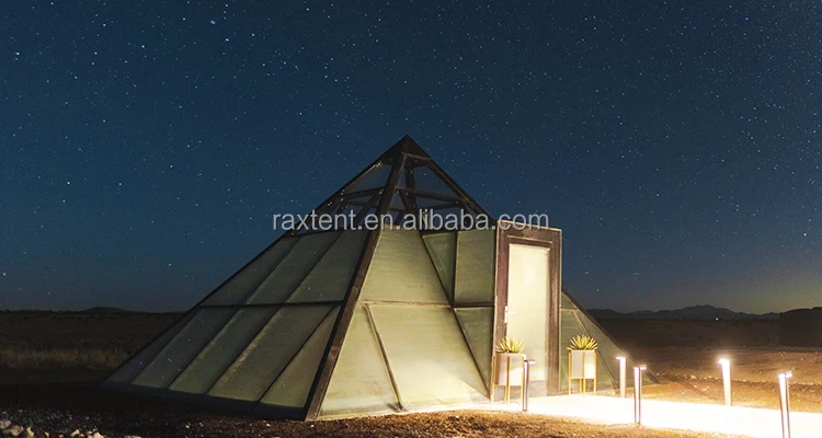 Luxury Glass Pyramid Tent - Durable & Waterproof Glamping