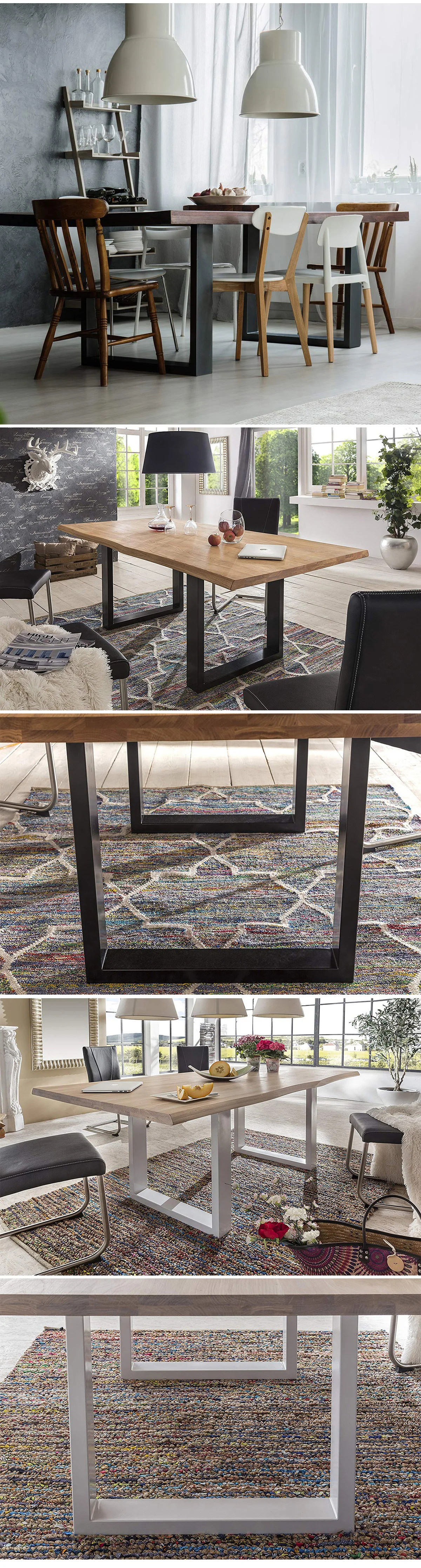 Sturdy Table Frames - Durable Industrial Restaurant Desks