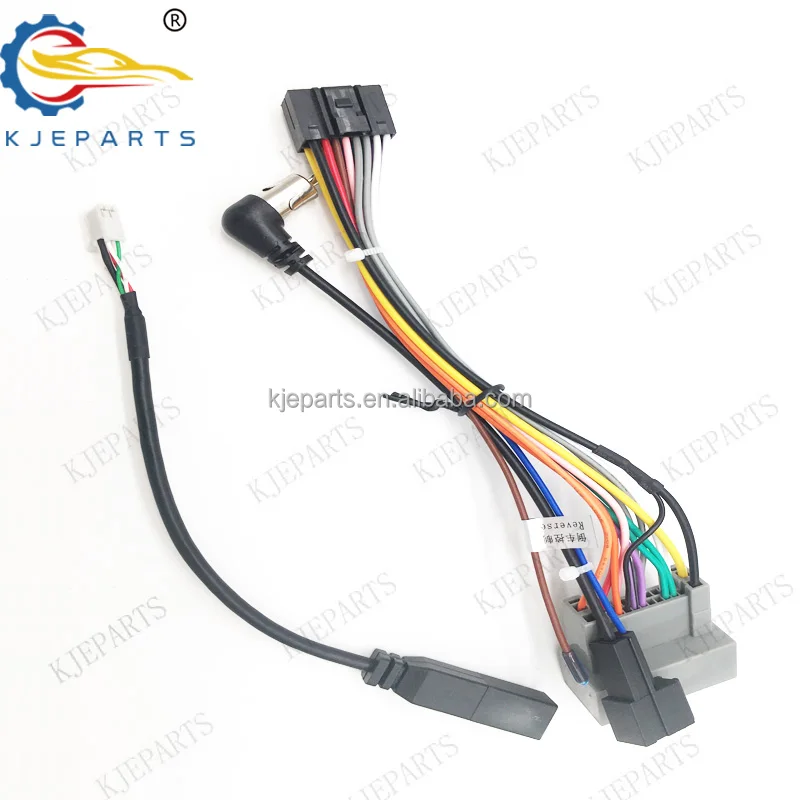 Car 24 Pin Adapter Android Player Complete Wiring Harness Navigation ...