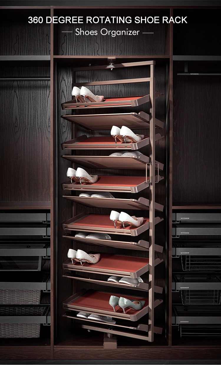 Topcent Modern Wardrobe Accessories 360 Degree Revolving Large Storage ...