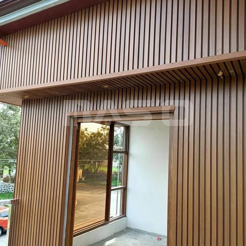 Waterproof WPC Wood Composite Exterior Wall Panels 219x26mm - OEM