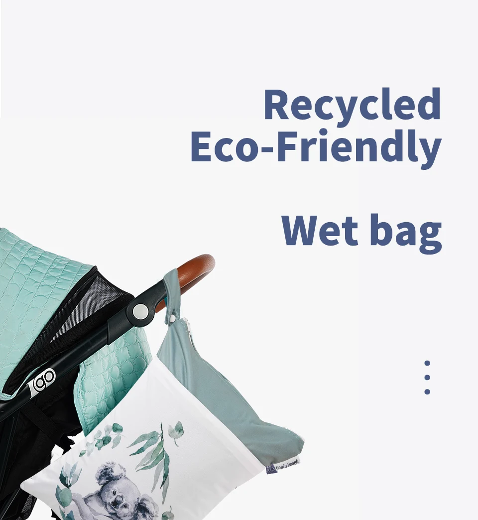 Coola Peach Wet And Dry Separation Baby Diaper Wet Bag Waterproof Multi ...