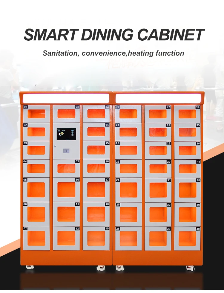 Heat Preservation And Disinfection Smart Food Delivery Locker Cabinet ...
