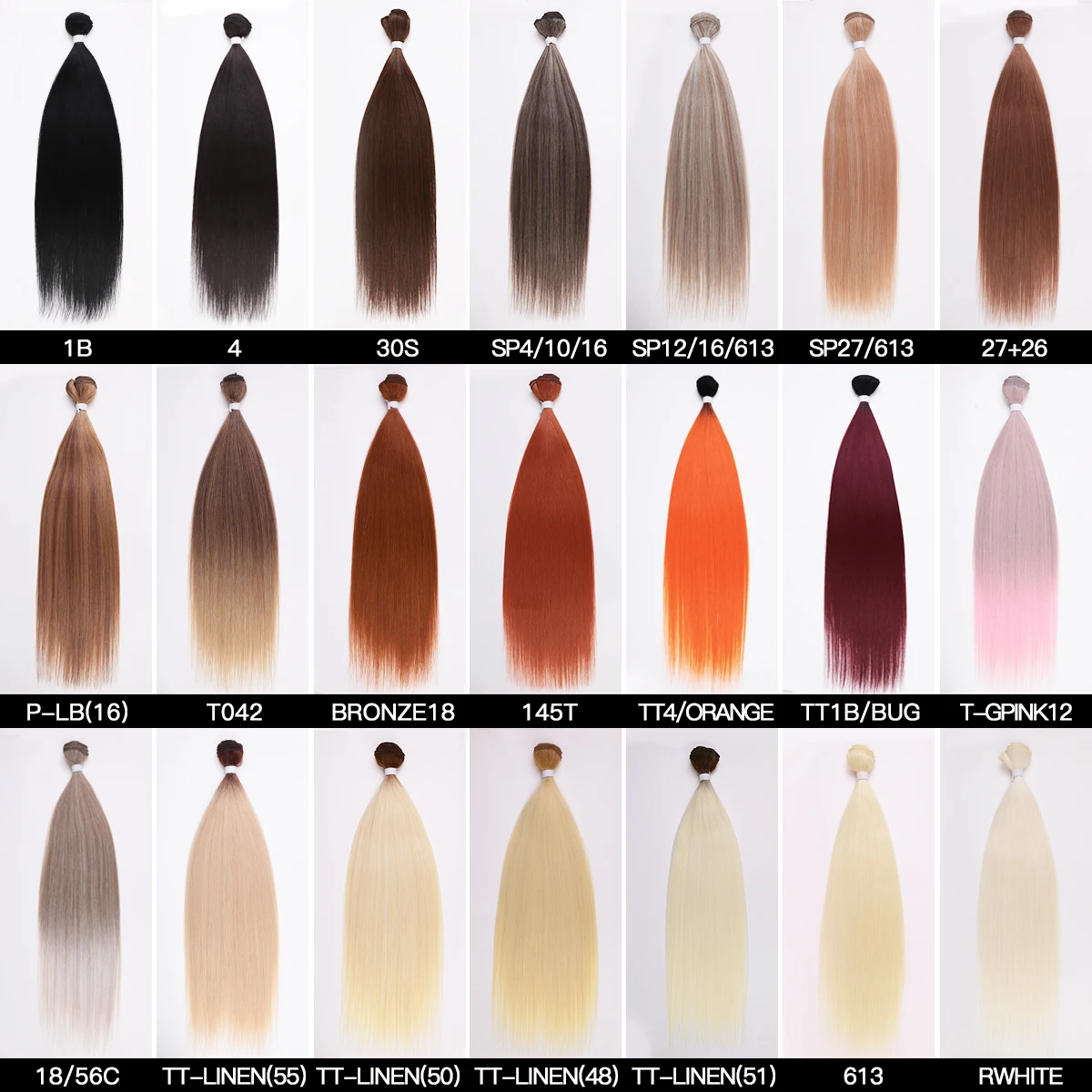 Shop Heat Resistant Synthetic Hair Extensions - Premium Fiber Bundles