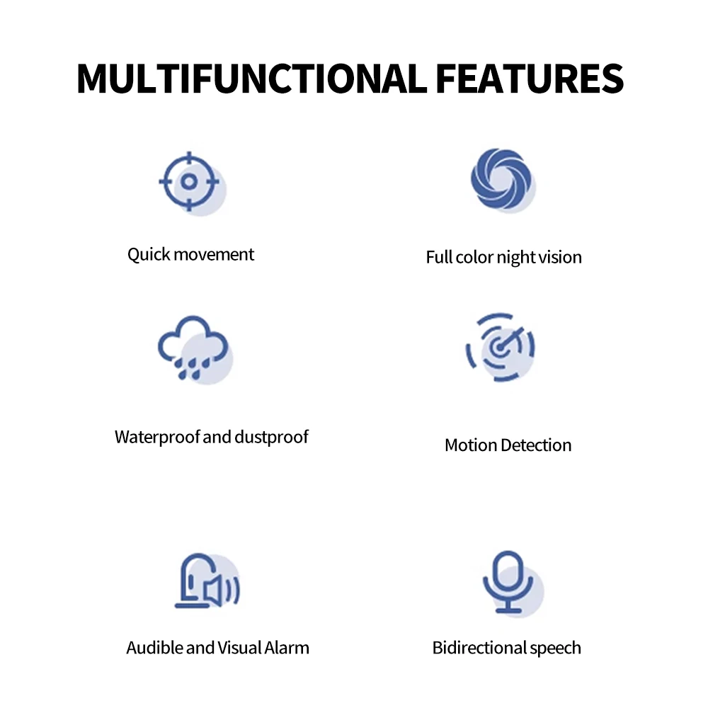 Customizable 2024 Surveillance Camera Two-way Audio Night Vision ...