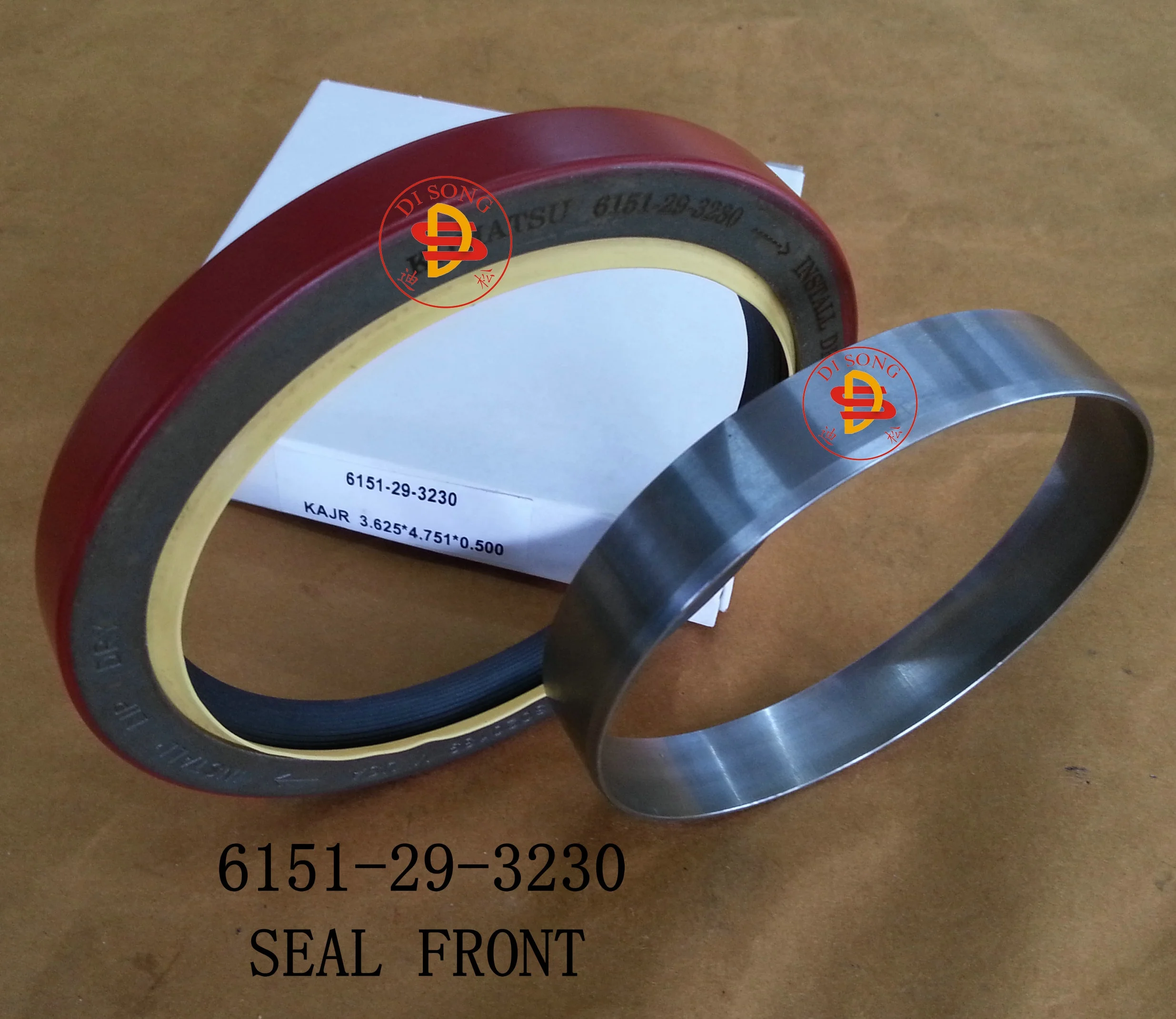 发动机S6D125挖掘机PC400-7 PC400-8推土机D65EX轮式装载机WA470-3的曲轴前密封AE3963F 6150-21 ...