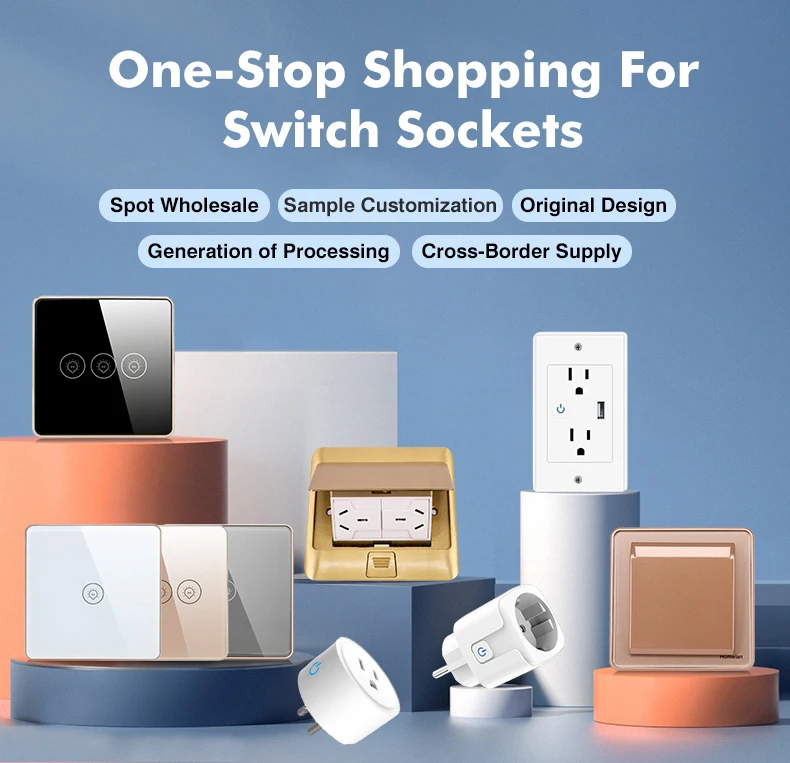 Factory Electric Sockets and Switch Push Botton Electric Sockets and ...