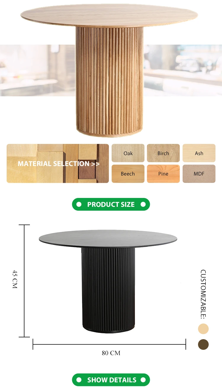 Oem Odm Factory Customized Color Modern Solid Wood Living Room Slatted ...