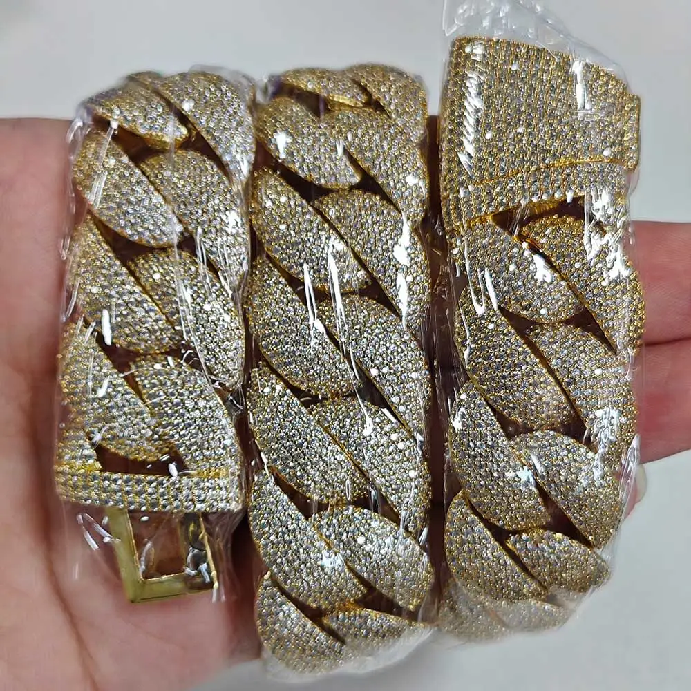 Nuoya High Quality 22mm Chunky Cuban Link Men Choker Jewelry