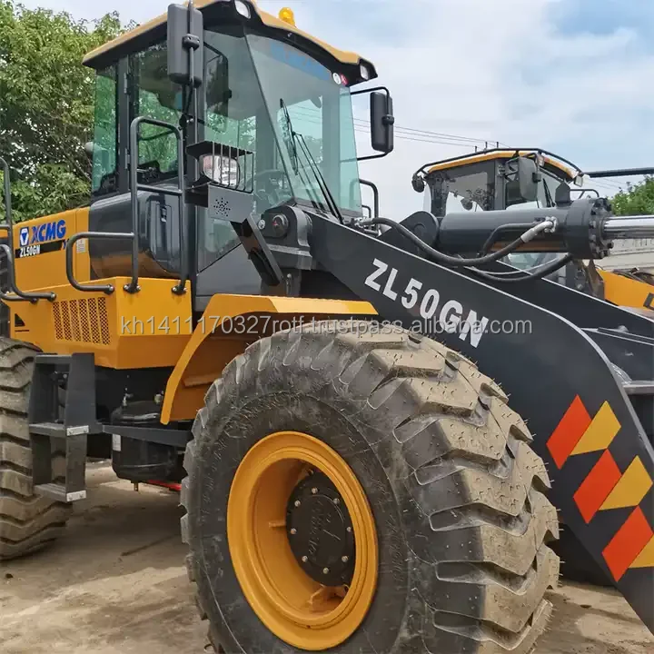 China Xugong Pilot Operation Second-hand 5ton Loader Used 50 Wheel Loader Xc Mg Zl50gn Loader ...