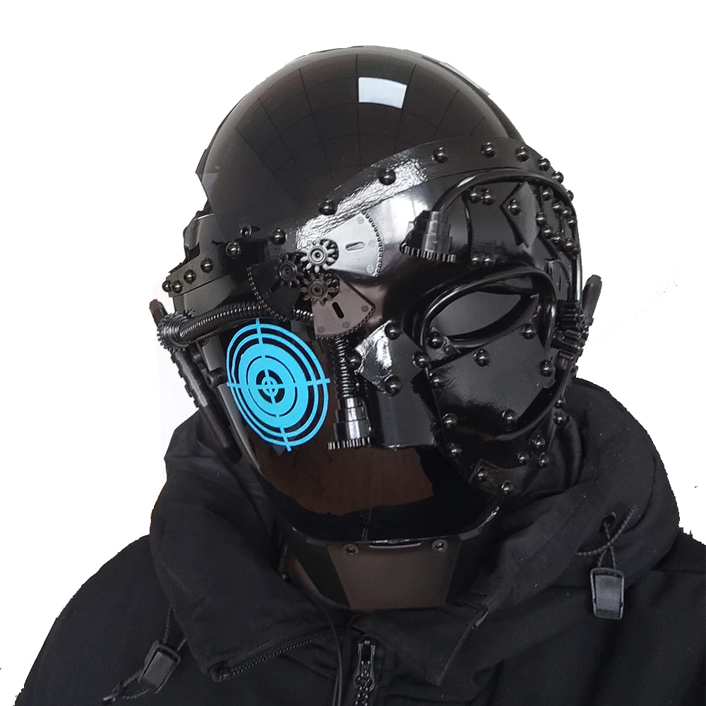 Cyberpunk Masquerade Mask Cosplay For Men Full Face Party Masks ...