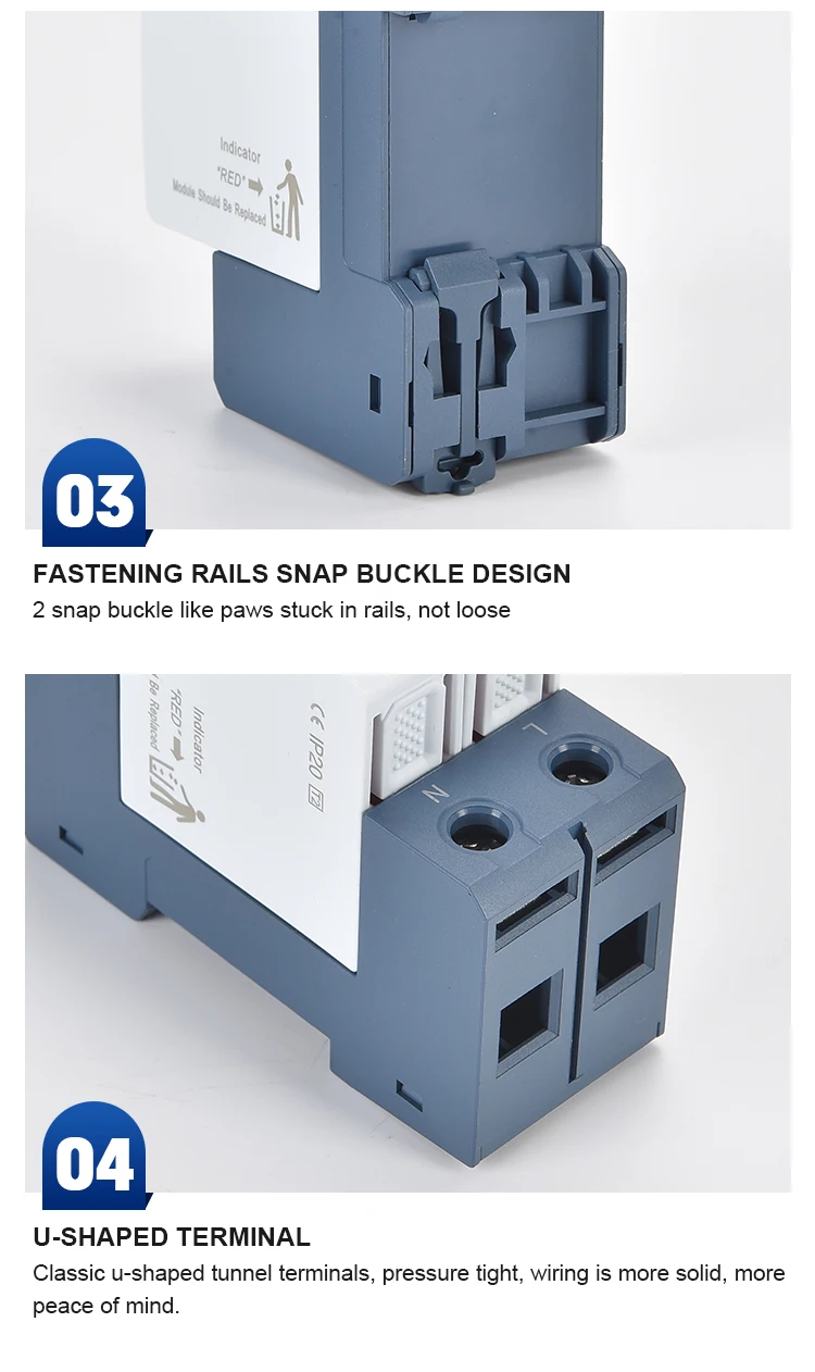 Rs485 SPD Din Rail Signal Surge Protector - Low Voltage PV