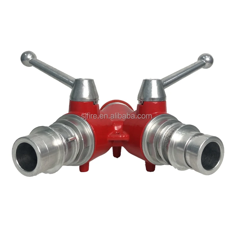 2 Ways Fire Water Divider Machino Fire Hose Divider For Firefighting ...