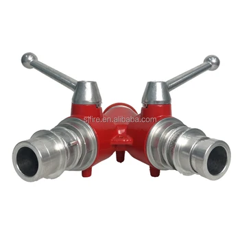 2 Ways Fire Water Divider Machino Fire Hose Divider For Firefighting ...