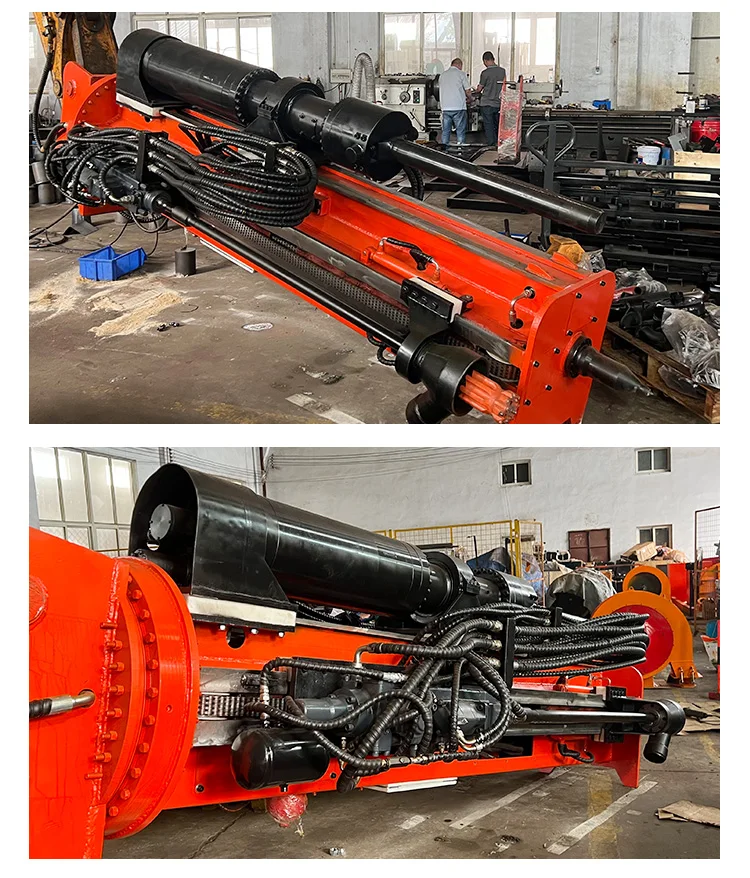 20tons Excavator Mounted Hydraulic Rock Splitter Drilling All In One ...