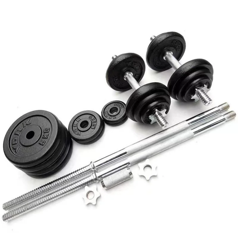 50KG 55KG Barbell Dumbbell Set Adjustable Dumbbell Set Gym Equipment ...