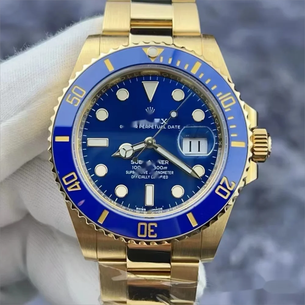 5a Quality Rolexes Gold Watch 41mm Silver Stainless Steel Luminous ...