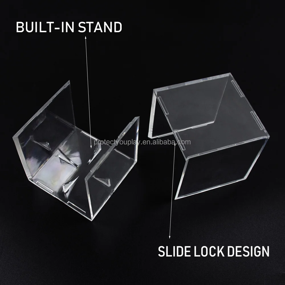 Wholesale Clear Plastic Baseball Holder Cube Display Case Box Baseball ...