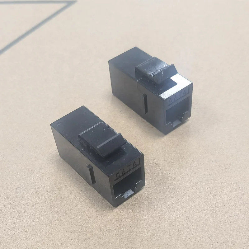 Cat5e/cat6 Rj45 Utp Inline Coupler 180 Degree Telecom Communication ...