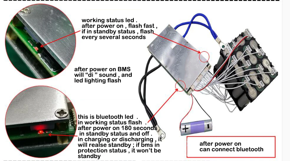 Ant Smart Bms 8-22s 130a 325a Ant Smart Li-lon Lifepo4 Lto Bms With Lcd ...