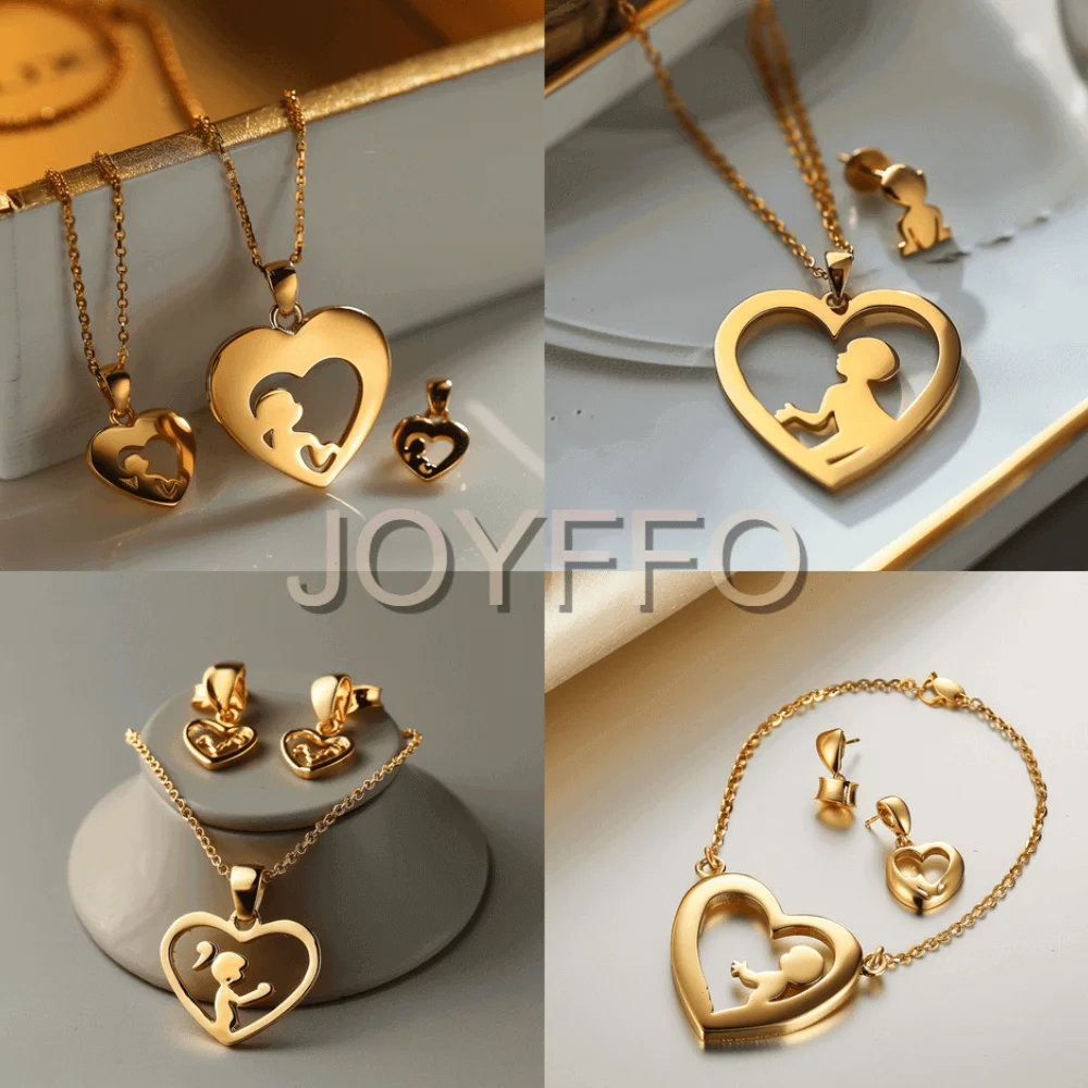 Custom Cutting Style Stainless Steel Pattern Pendant 18K Gold Plated ...