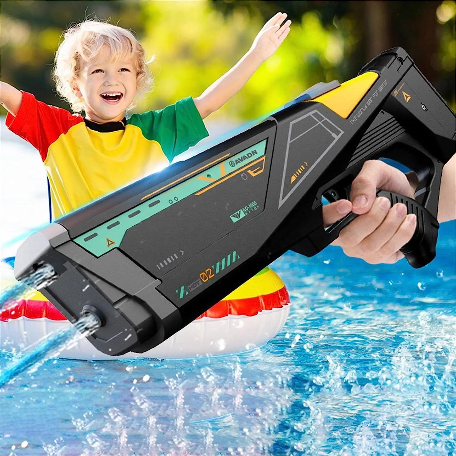 2024 New Design Double Nozzles Electric Water Guns Squirt Guns High ...