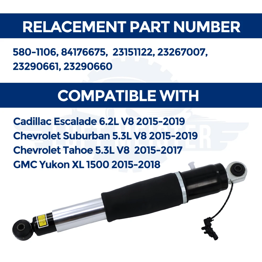 Luft Meister Car Chassis Suspension System Rear Air Shock Absorber ...