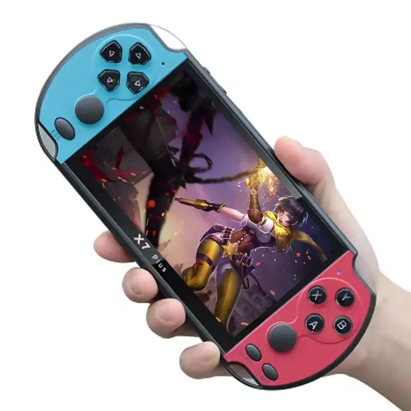 Ylw 2022 Wholesale X7 Plus 5.1 Inch Retro Portable Kids Handheld Video ...