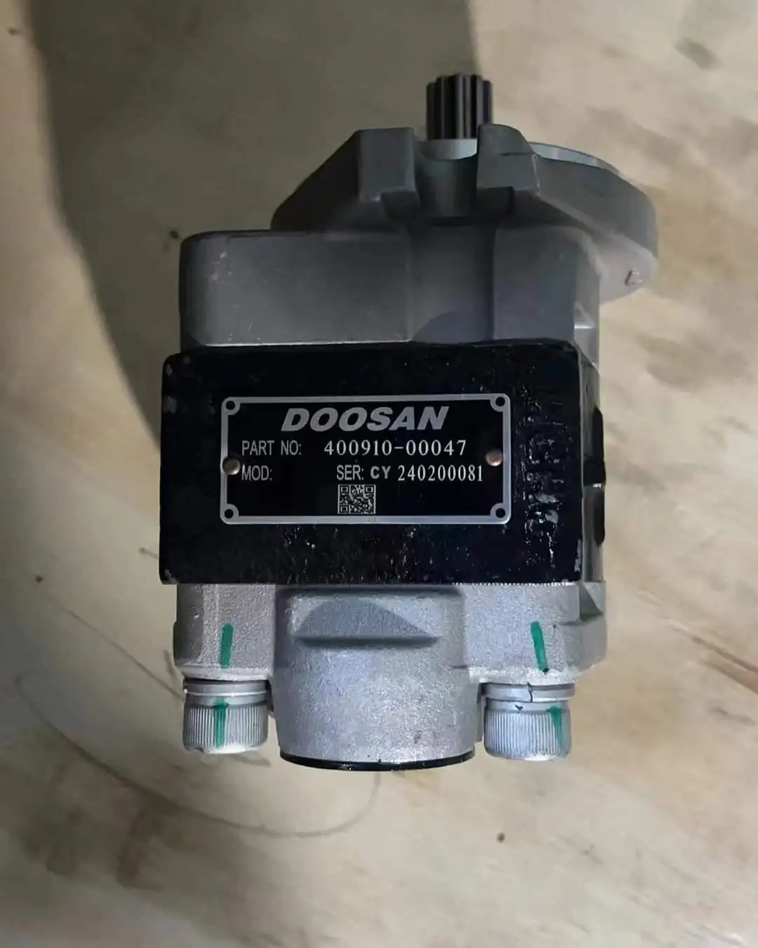 Doosan Forklift Gear Pump 400910-00047 D30G D514289 Parts Bobcat Develon Construction Machinery ...