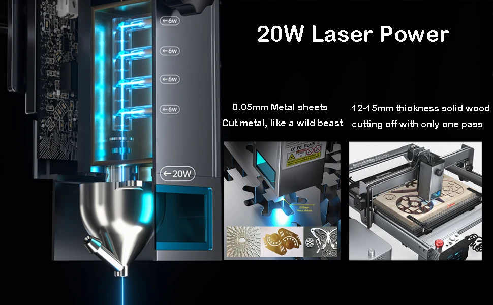ATOMSTACK X20 PRO Laser Engraving Machine - Precision & Power