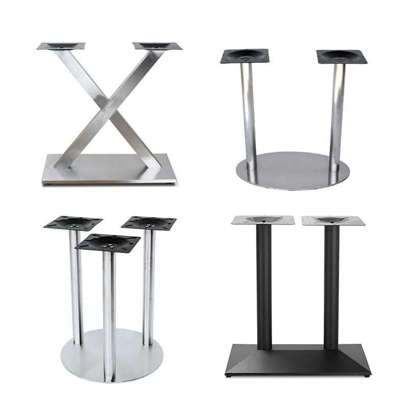 Durable Cast Iron Table Leg Support - Ideal for Restaurants