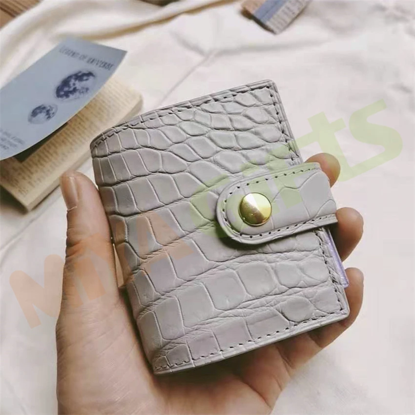 Custom Croc Light Grey Lilac 3 Ring A9 Binder Mini Planner Deluxe Women ...