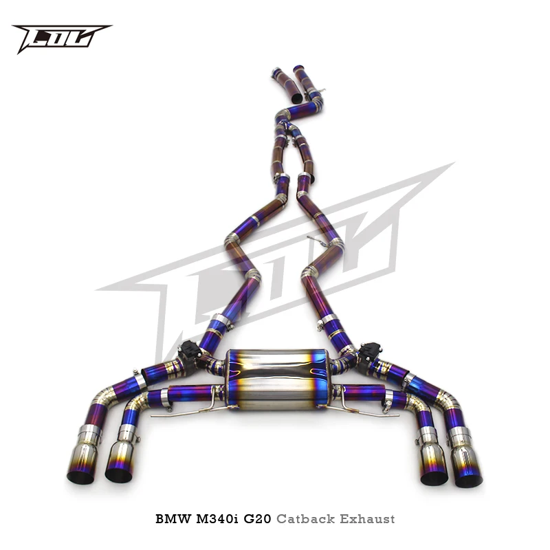 Coc Performance Quality Grade 5 Titanium Valvetronic Exhaust Pipe For ...