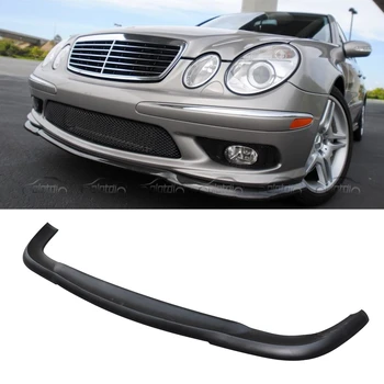 Car Parts Chin Spoiler Wing Splitters Pu Front Bumper Lip For Mercedes ...