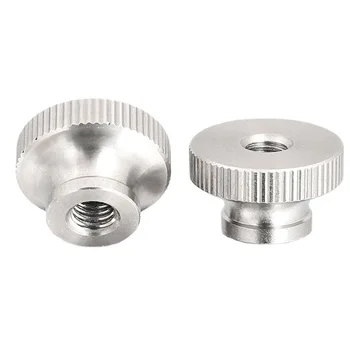 Customized Precision Machining Finger Shape Hand Tighten Knurled Nut ...