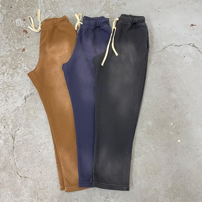 Huili Factory Oem Odm 100% Cotton Heavyweight Washed Sweatpants ...