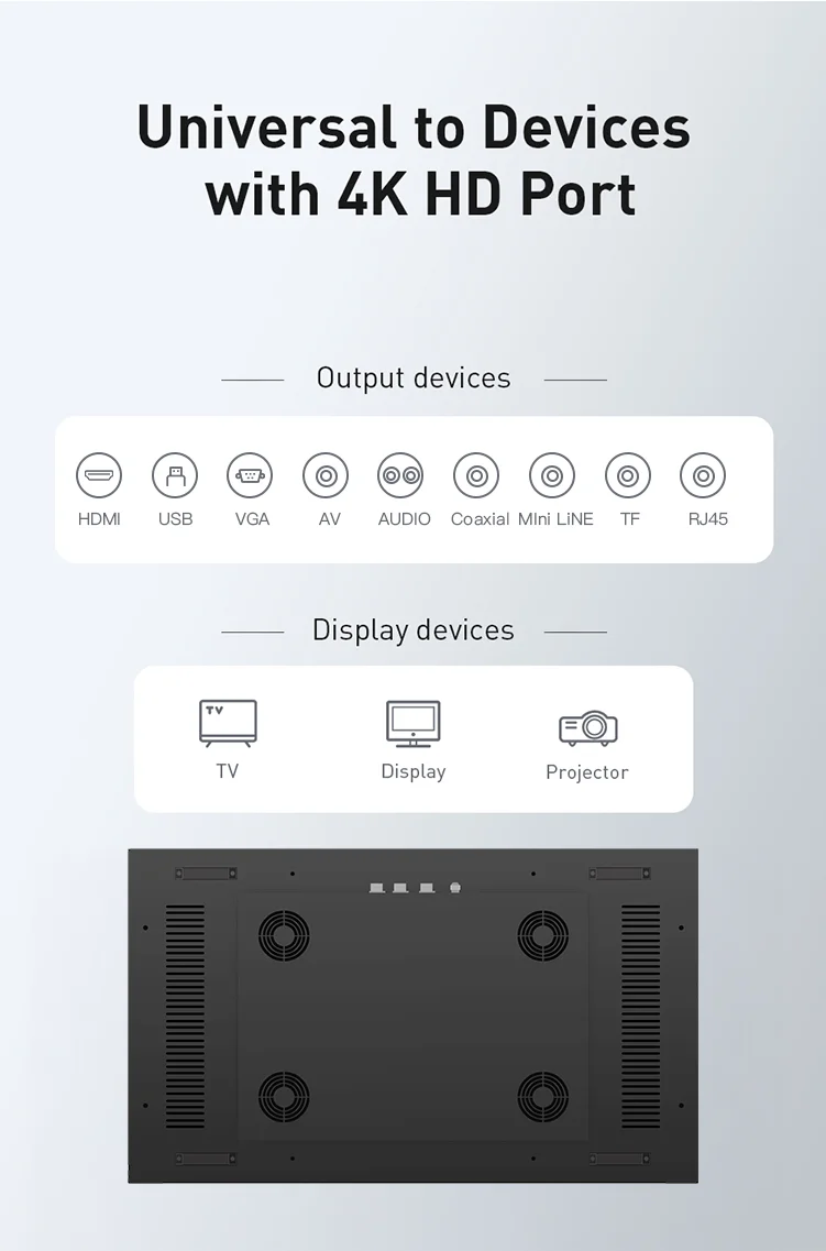 4K HD Touchscreen IP66 Waterproof Monitor 2000-3500 Nits Sunlight ...