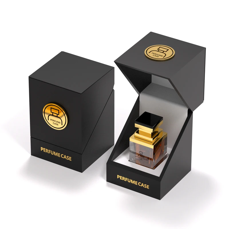 Luxury Slant Perfume Box PU Leather - Customizable Gifts