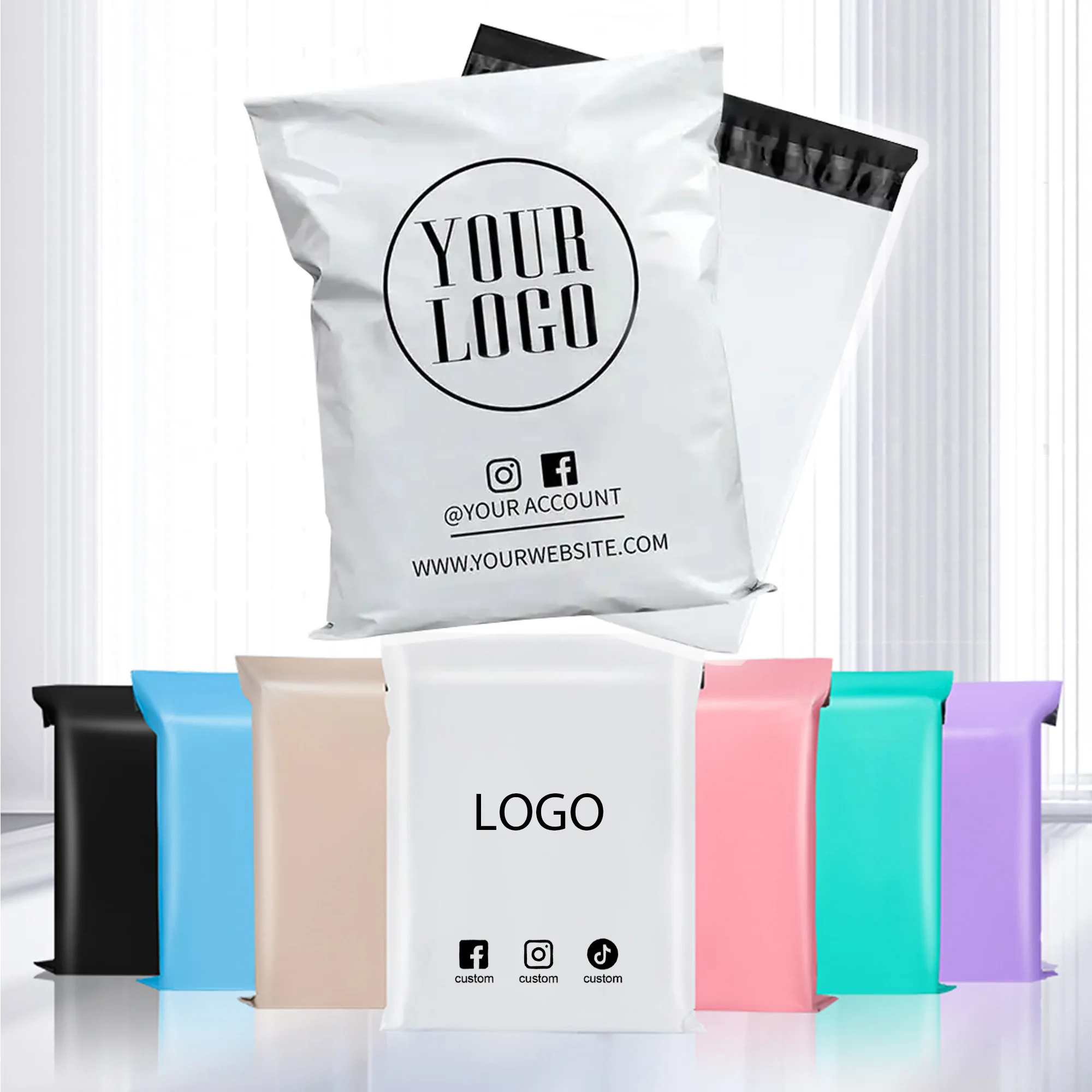 Custom Print Logo Biodegradable Packaging - Gfast Poly Mailers