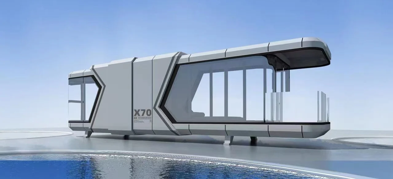 Movable 40ft Space Capsule Container Prefabricated Modular Home Outdoor ...
