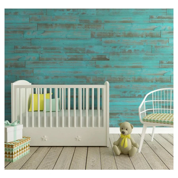 Navy Blue Hotel Livingroom Bedroom Interior Wall Cladding 3D Peel ...