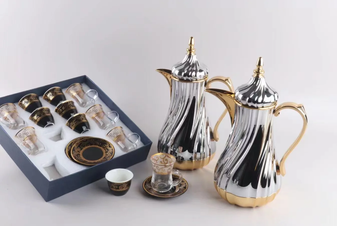 Customized Arabic Thermos Dallah Coffee Pot Flask 24hr Keep Hot or Cold